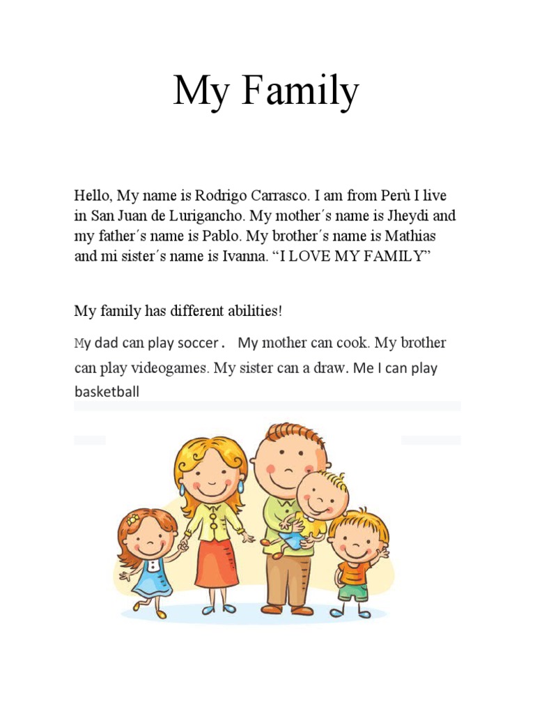 My Family | PDF