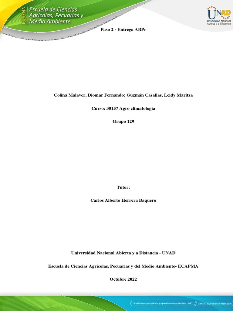 Paso 2 - Entrega ABPr | PDF