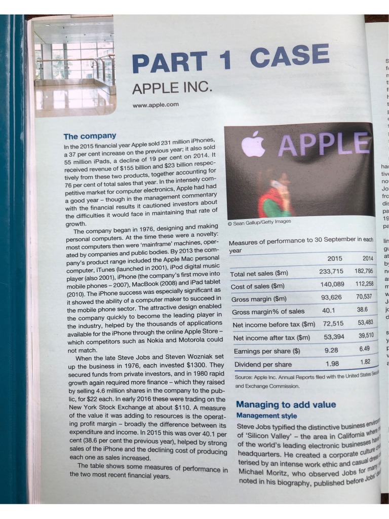 Apple Case Study | PDF
