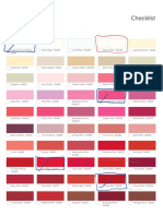 Thread Color Chart PDF | PDF