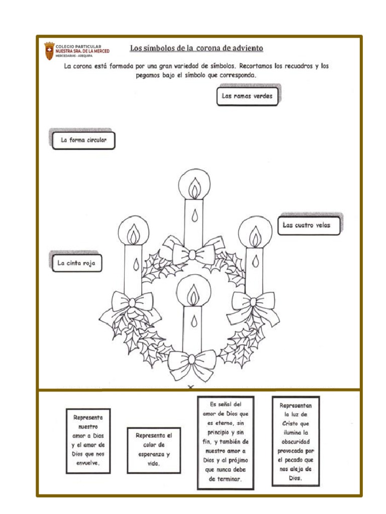 Fichas Religiòn - Del Adviento | PDF