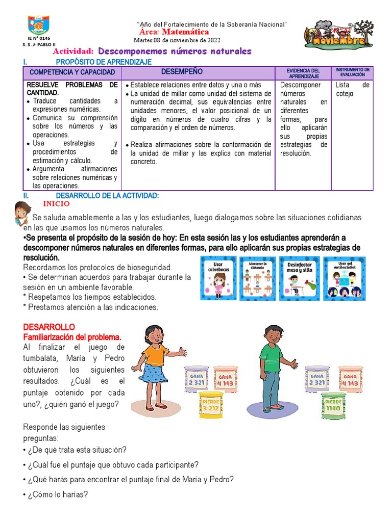 08-11-MAT - Descomponemos Números Naturales | PDF | Convenciones de ... 08-11-MAT - Descomponemos Números Naturales | PDF | Convenciones de ...