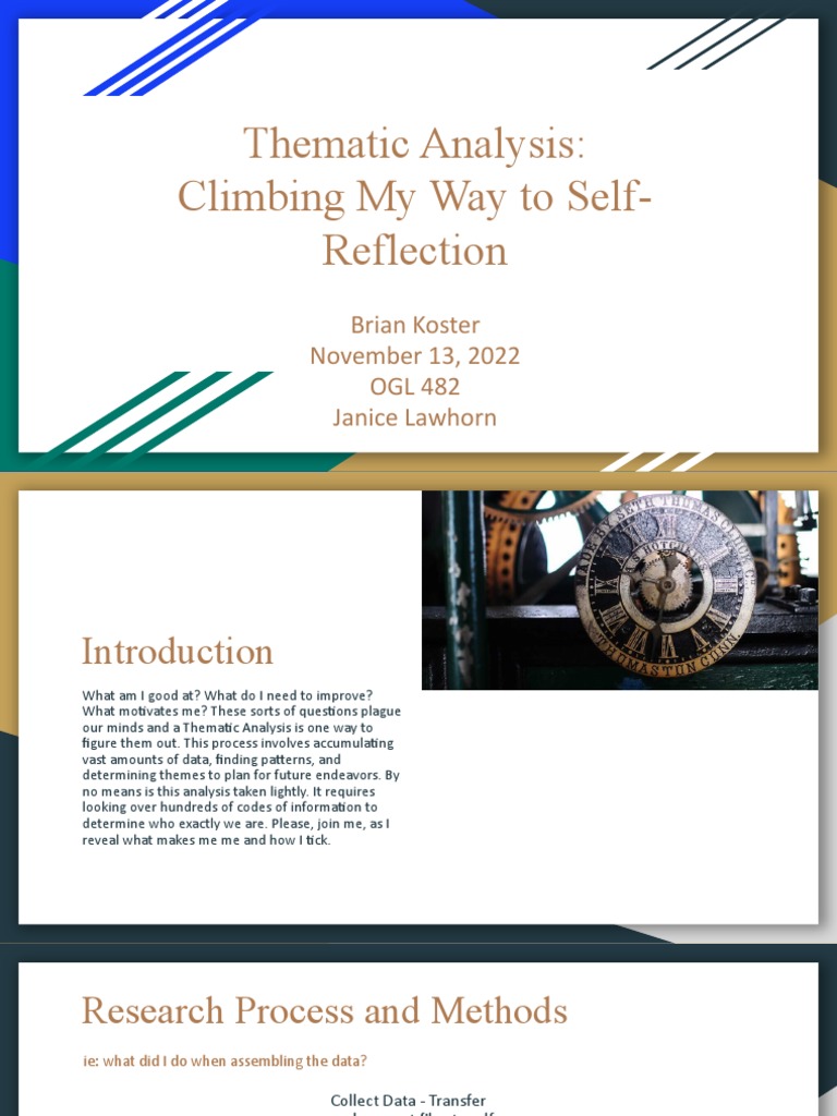 Ogl 482 2022 Fall B Brian Koster Unit 2 Thematic Analysis Presentation ...