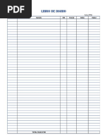 FORMATO LIBRO MAYOR (Cuentas T) | PDF