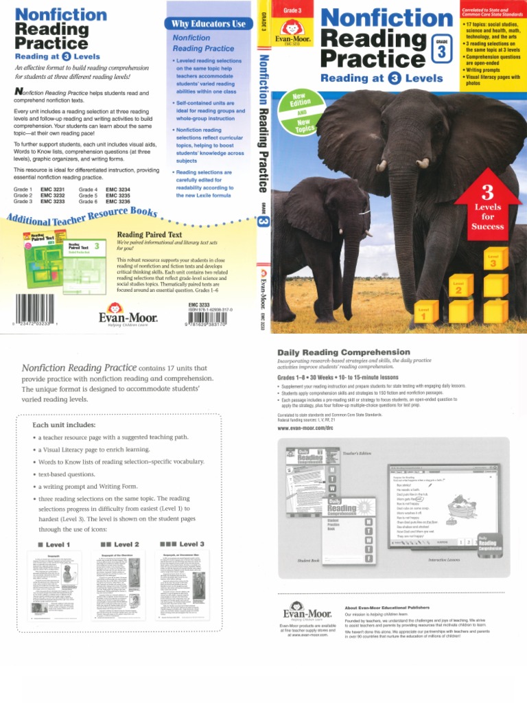 Nonfiction Reading Practice G3 | PDF