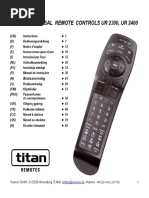 Manual Universal Remote Control I-JMB YX-3003-BL PDF | PDF ...