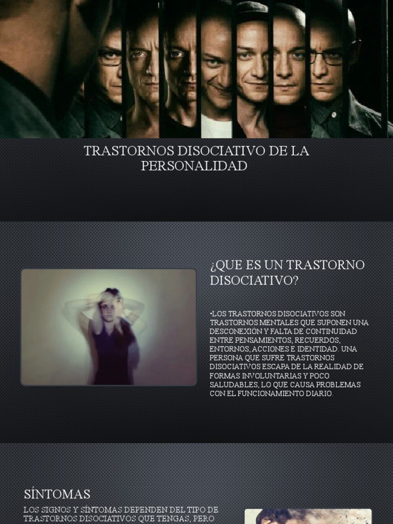 Trastornos Disociativo de La Personalidad | PDF | Trastorno mental ...
