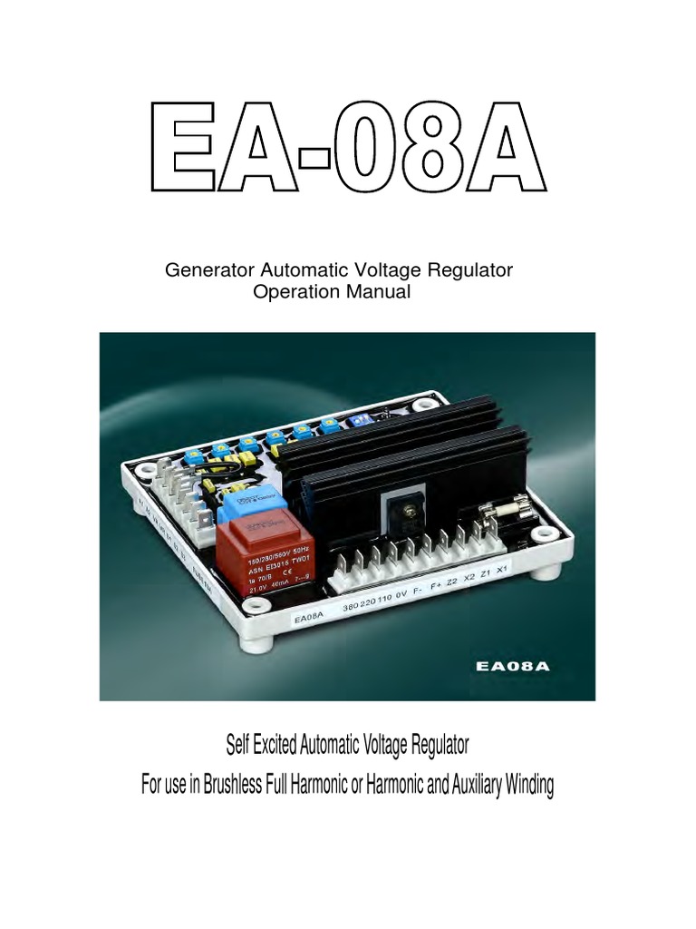 EA08A Manual | PDF | Voltage | Mains Electricity