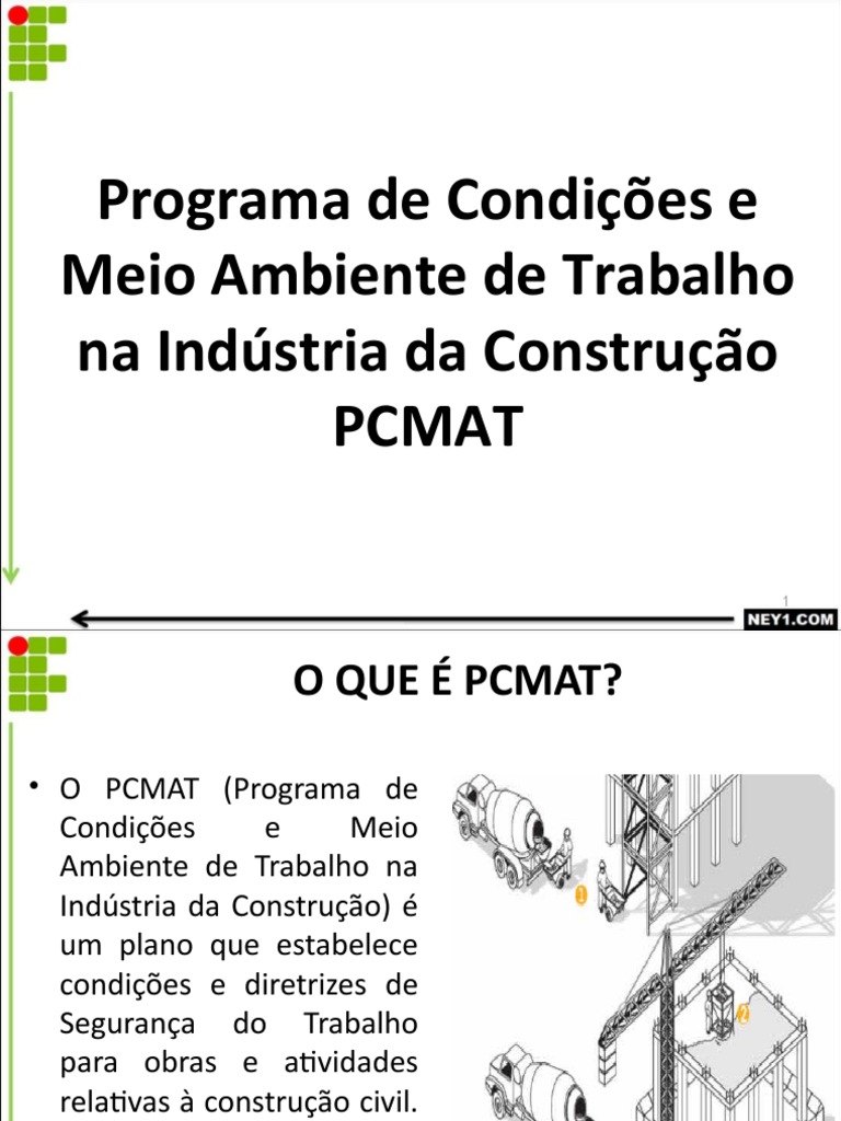 Programa de Condicoes e Meio Ambiente de Trabalho Na Industria Da ...