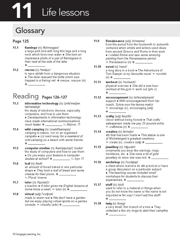 b1 Wordlist Unit 11 | PDF | Curriculum | Schools