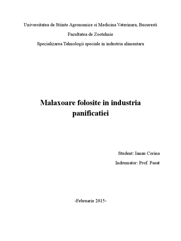 Tipuri Malaxoare Proiect Compress | PDF