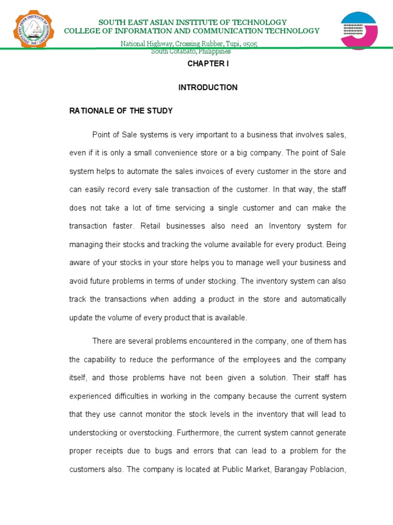 Capstone Chapter 1 3 | PDF | Point Of Sale | Retail