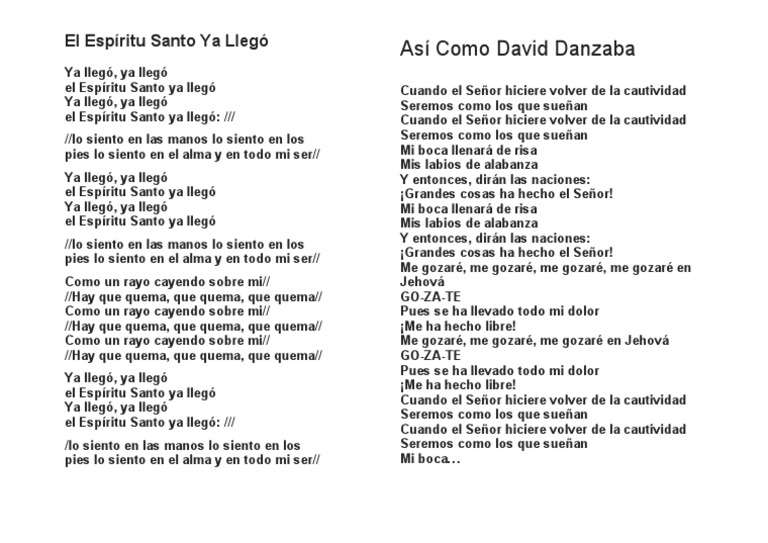 El Espíritu Santo Ya Llegó | PDF | Religión y espiritualidad