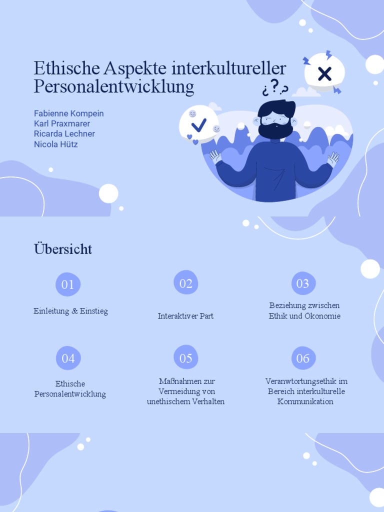 Final - Präsentation - Ethische Aspekte Interkulturelle PE | PDF