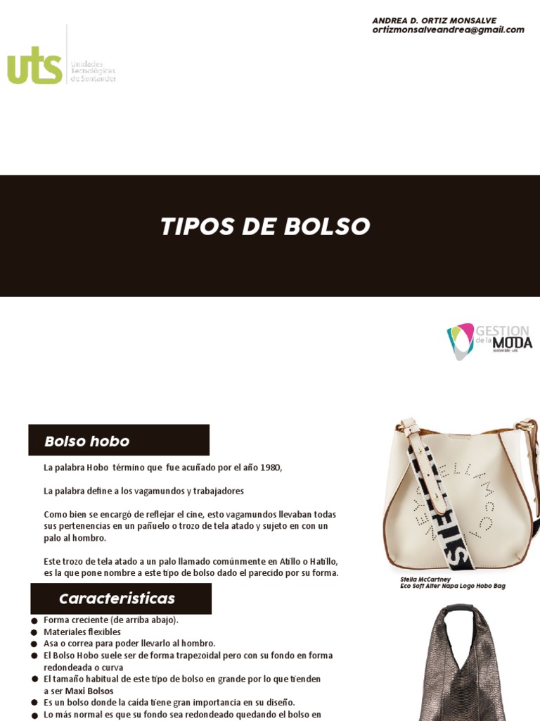 Tipologías | PDF | Bolso | Moda