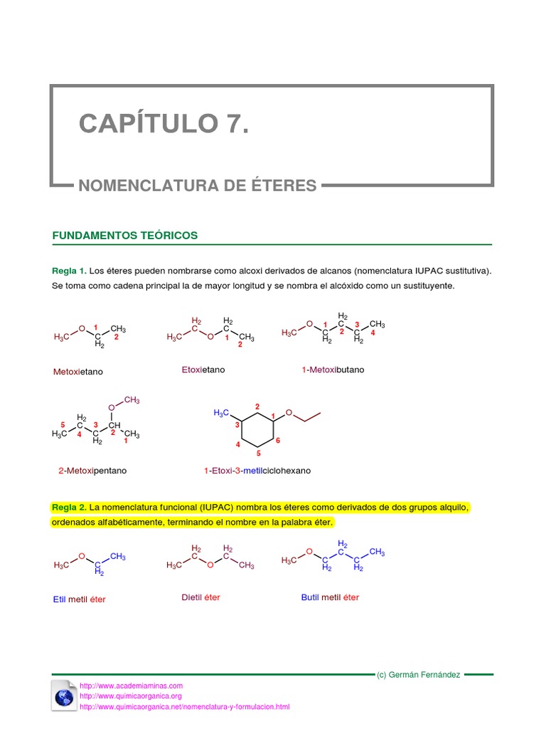 ALCOHOL ETER Halogenuros de Acido | PDF | Éter | Cetona