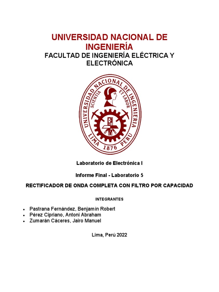 Informe Final Labo 5 | PDF
