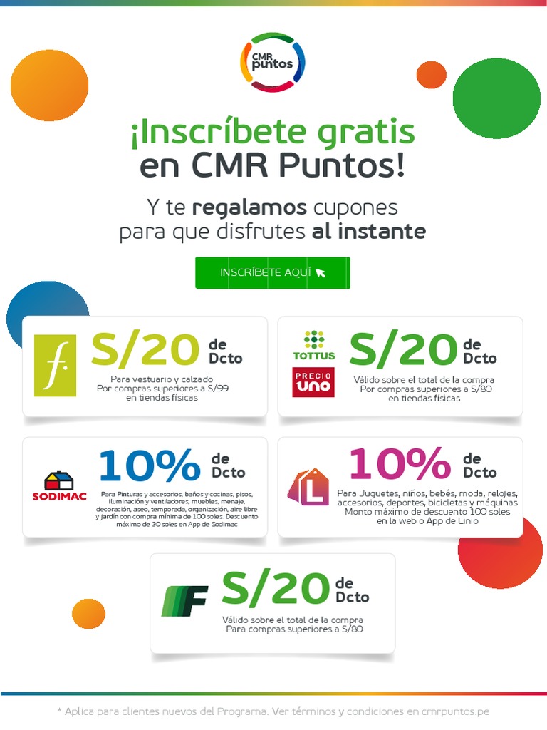 Inscripcion CMR Puntos | PDF