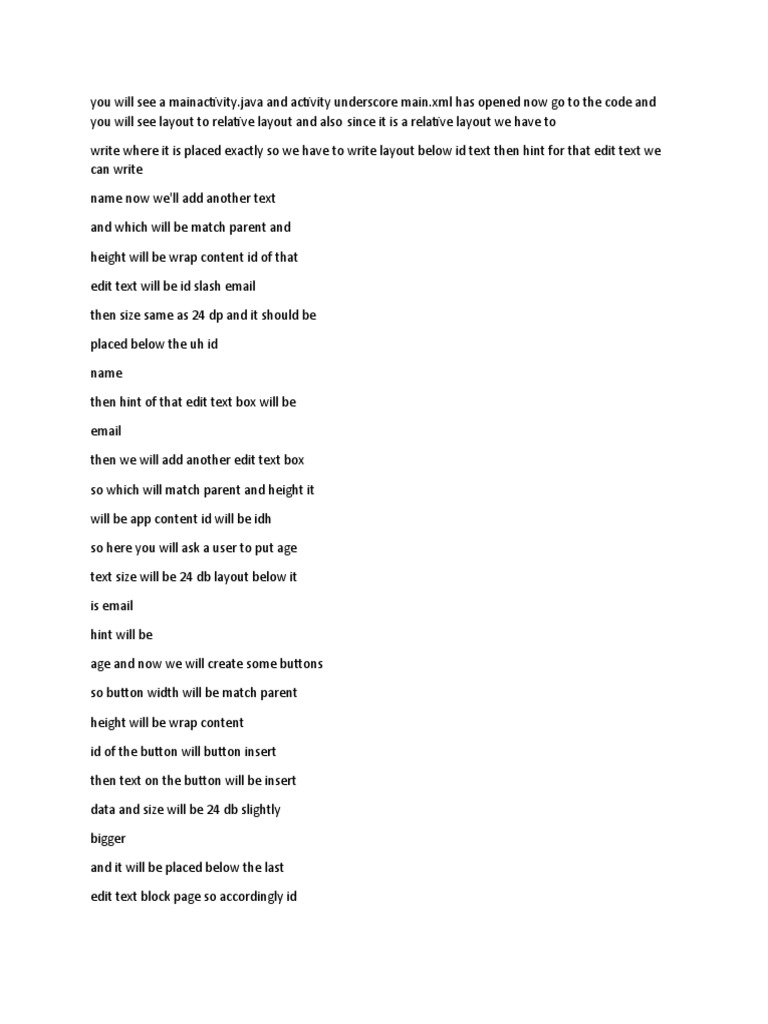 You Will See A Mainactivity | PDF | Databases | Table (Database)