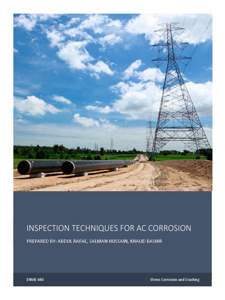 Group - 3 Ac Corrosion Inspection Techniques | PDF | Capacitor ...