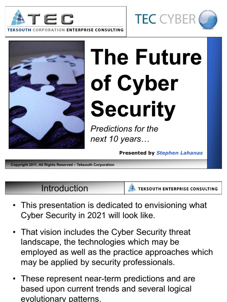 The Future of Cyber Security | PDF | Threat (Computer) | Computer Security