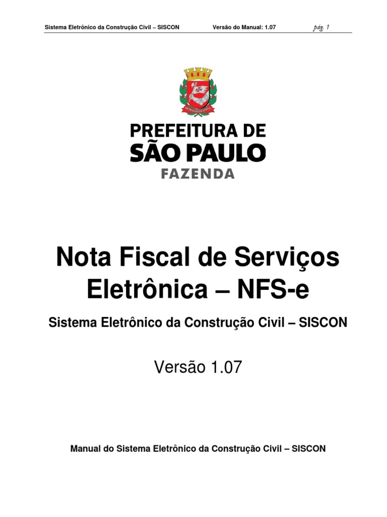 Manual SISCON | PDF