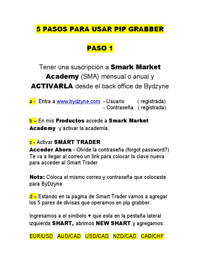 5 Pasos para Usar Pip Grabber | PDF