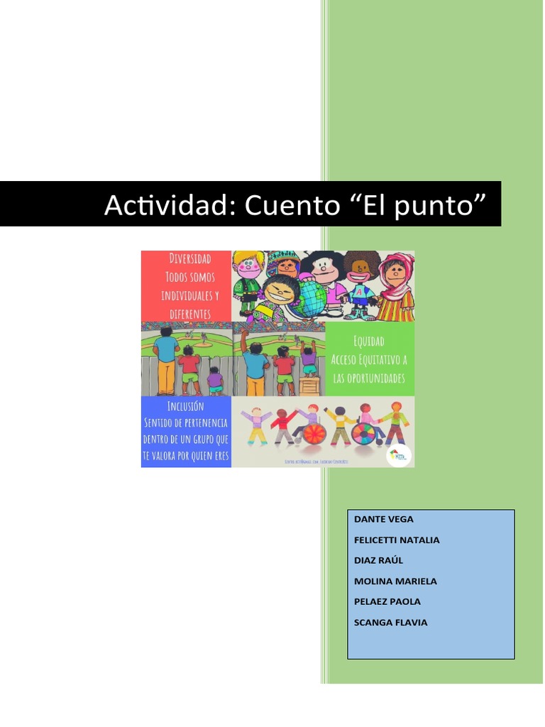 Actividad Cuento El Punto | PDF