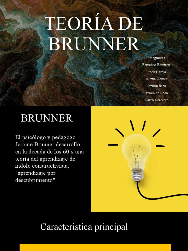 16 Presentación Brunner Equipo | PDF | Aprendizaje | Maestros
