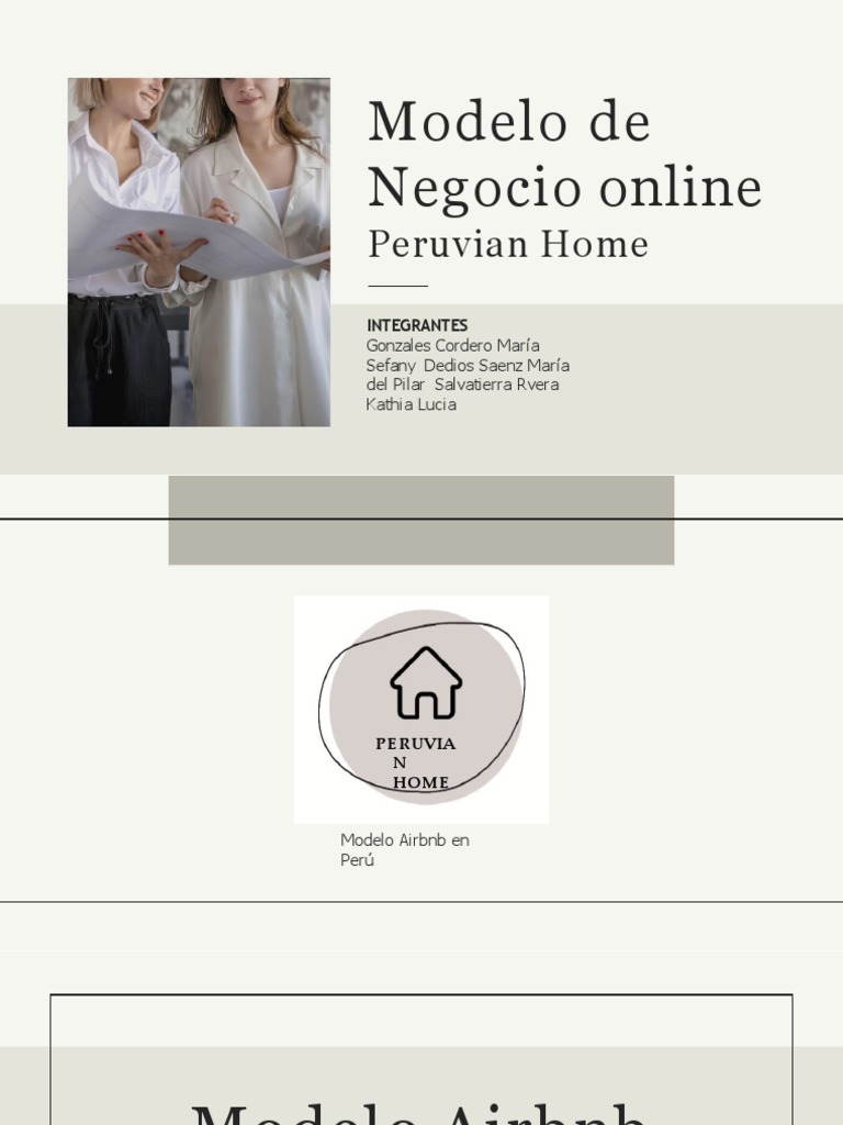 Modelo de negocio on line | PDF | Airbnb | Business