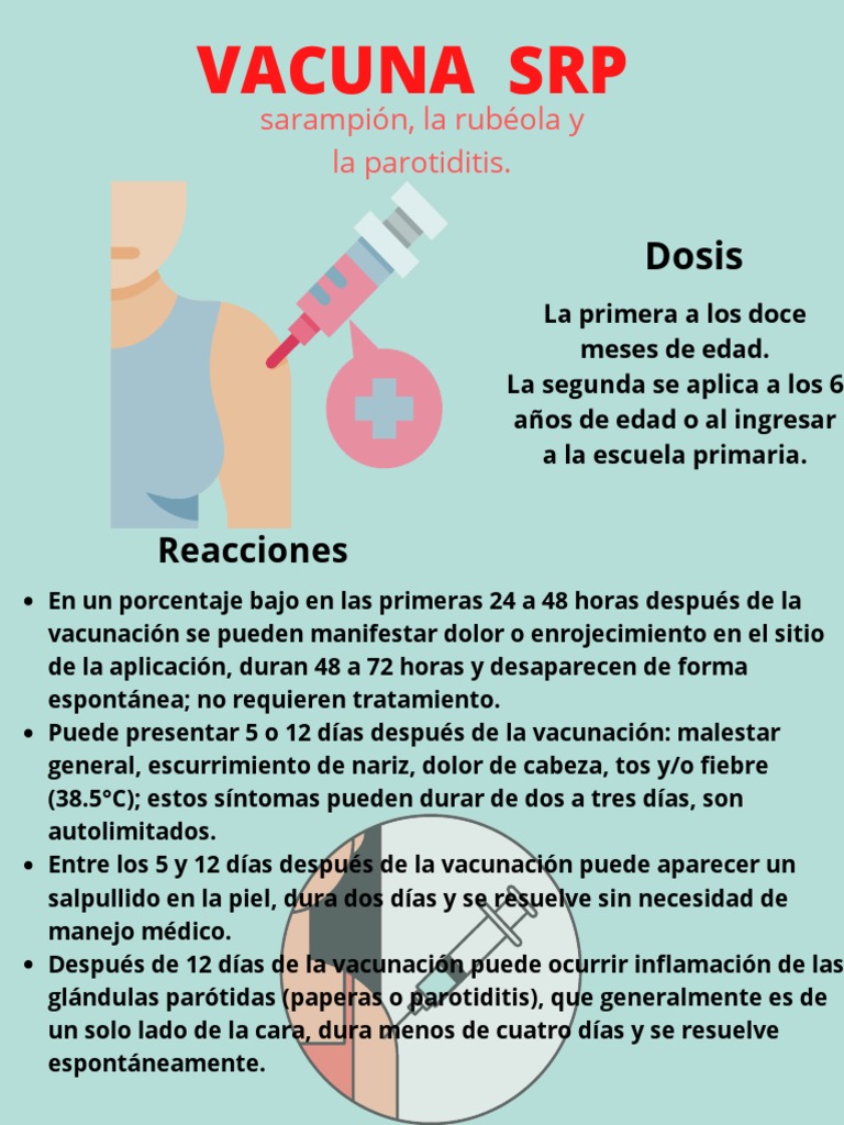 Vacuna SRP | PDF | Medicina CLINICA | Salud infantil