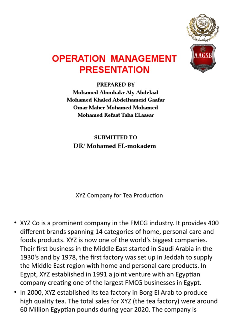 Operation Project | PDF | Forecasting | Mean Squared Error