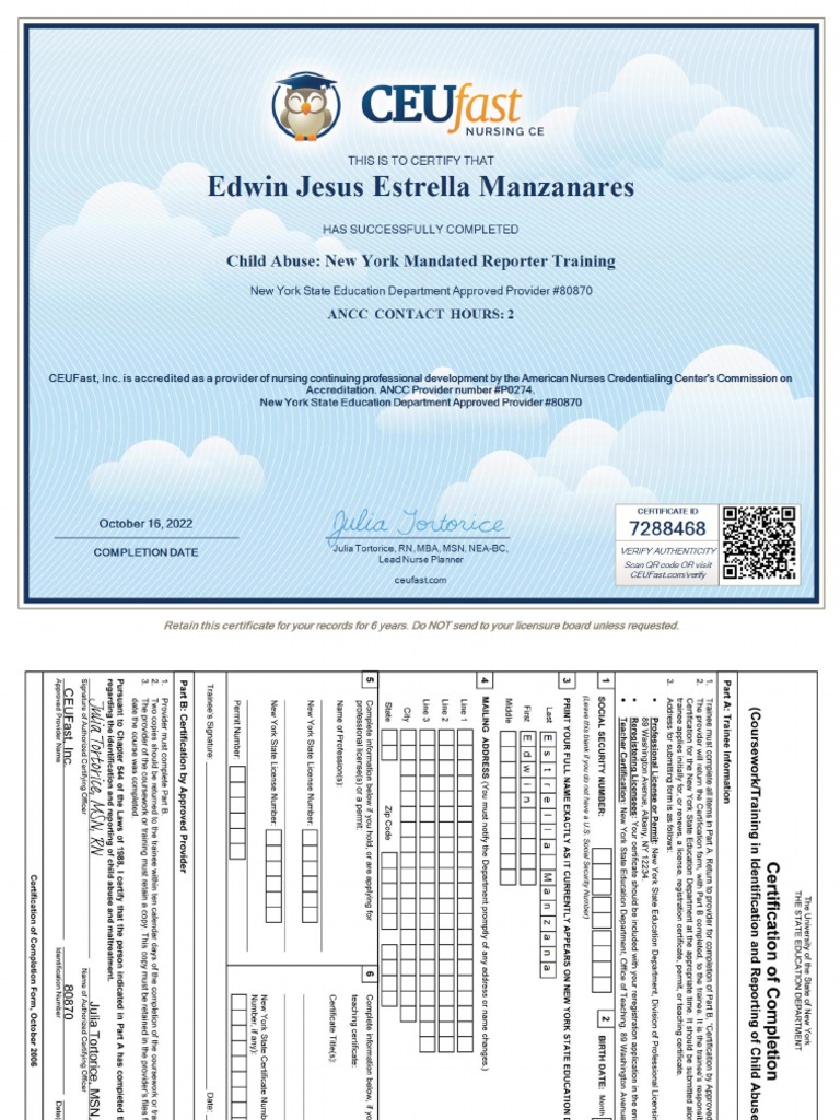 Certificates (10 16 2022) | PDF
