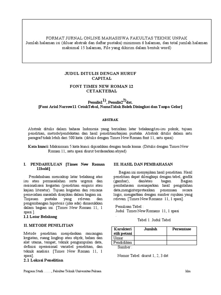 Template JOM FT | PDF