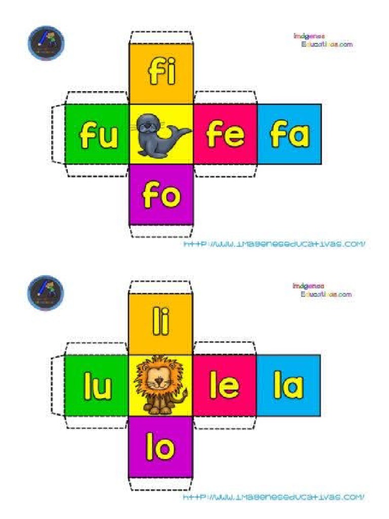 Cubos Silábicos | PDF