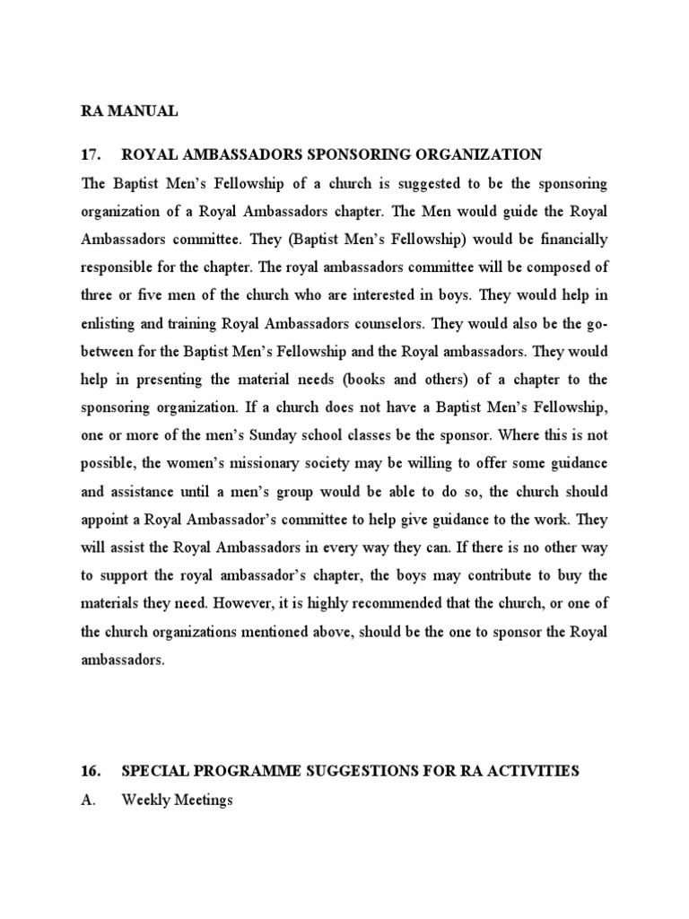 Ra Manual | PDF | Jesus | Baptism