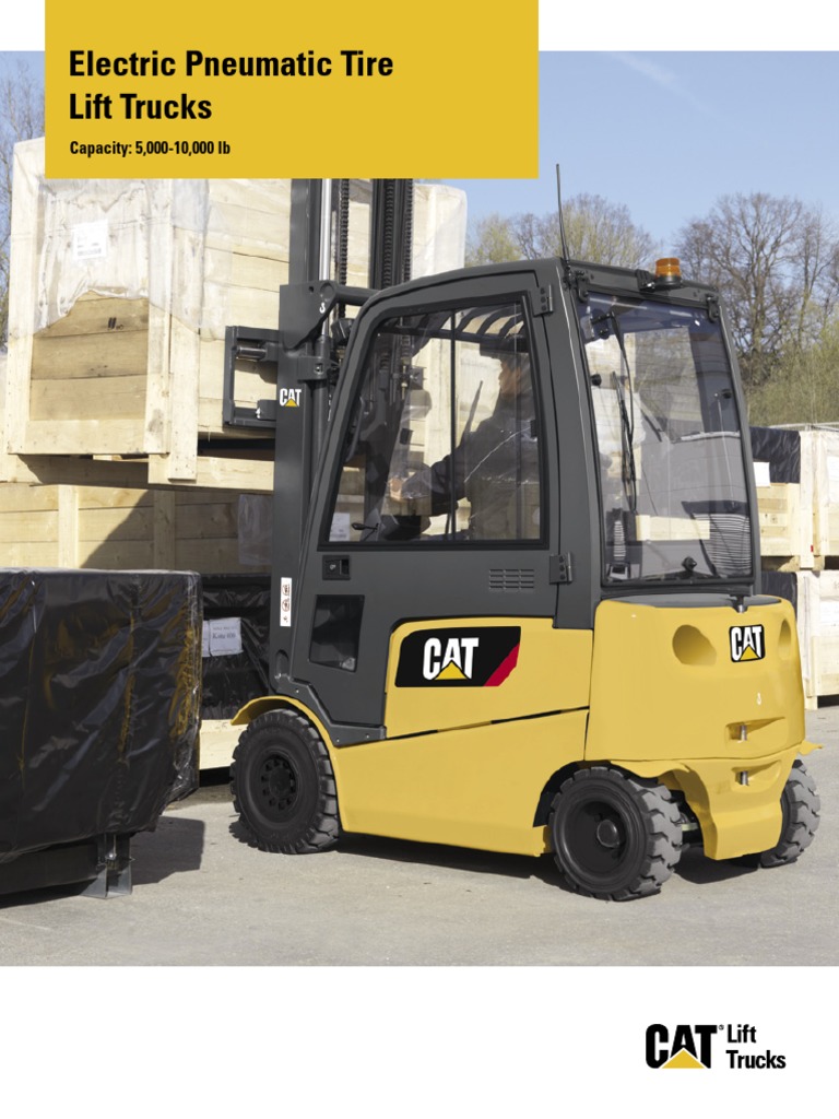 Electric Pneumatic Tire Lift Trucks: Capacity: 5,000-10,000 LB | PDF ...