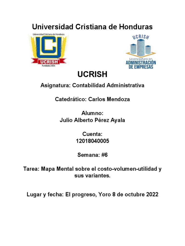 Mapa Mental Costo Volumen Utilidad | PDF | Utilidad | Ciencias económicas Mapa Mental Costo Volumen Utilidad | PDF | Utilidad | Ciencias económicas