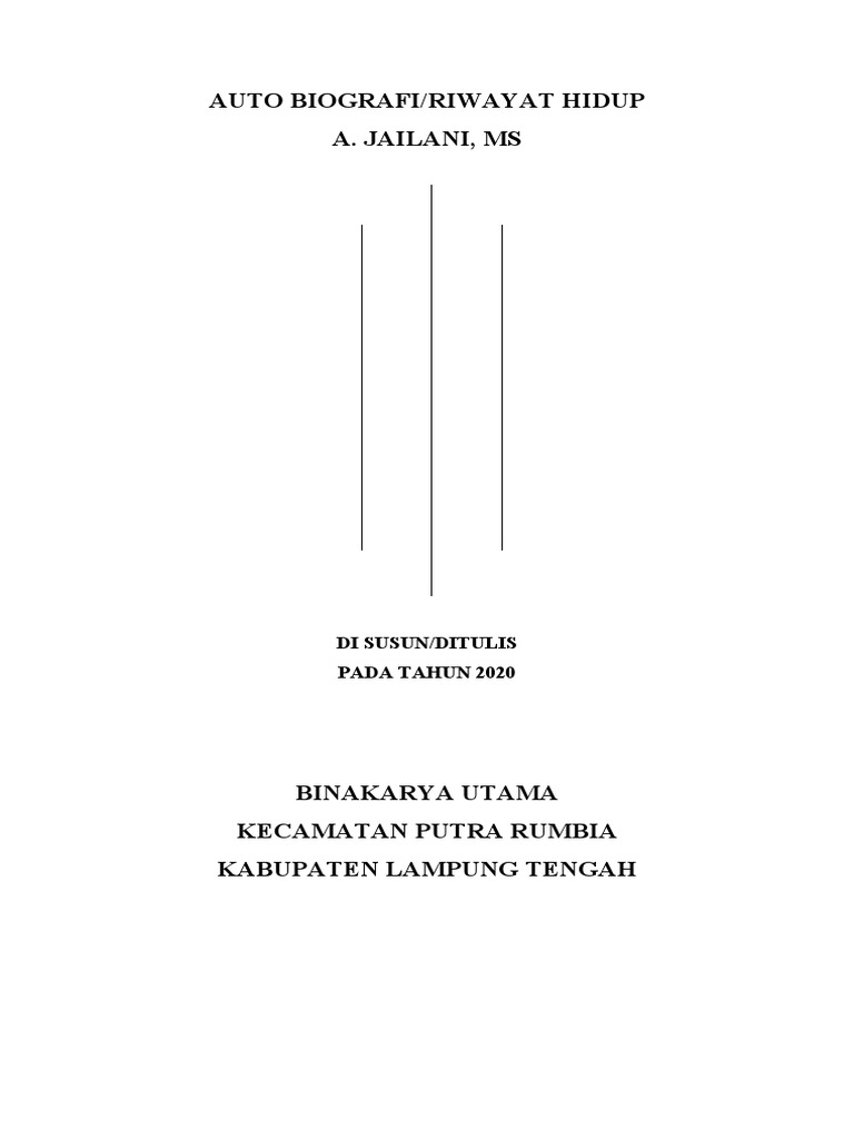 Biografi A. Jailani | PDF