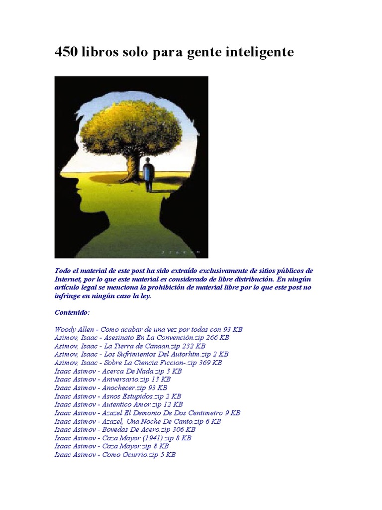 450 Libros Solo para Gente Inteligente | PDF | Friedrich Nietzsche ...