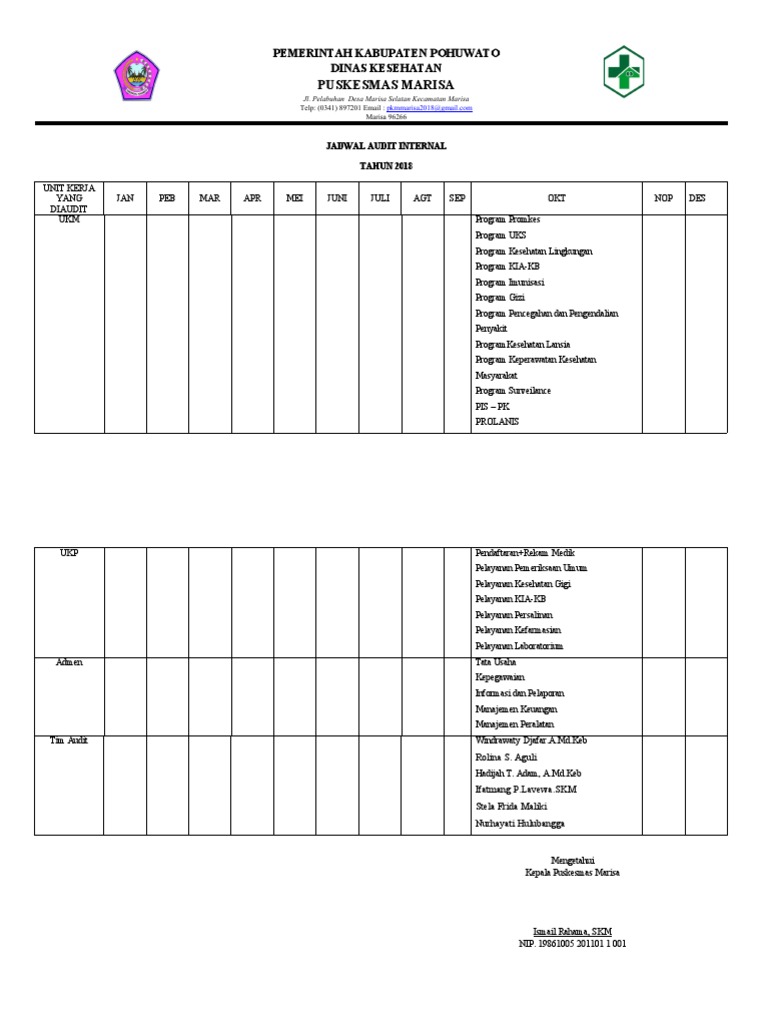 Instrumen Audit 2017 | PDF