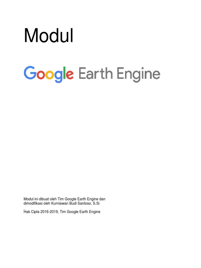 Panduan Lengkap Google Earth Engine | PDF | Seni | Komputer