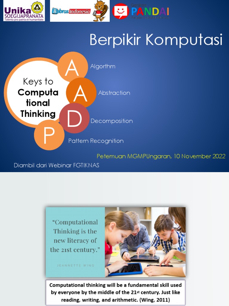 Computational Thinking | PDF | Karier & Perkembangan Computational Thinking | PDF | Karier & Perkembangan
