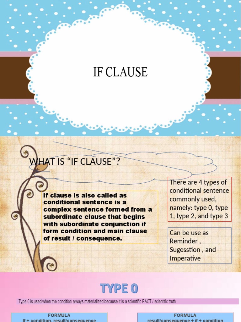If Clauses | PDF | Clause | Languages