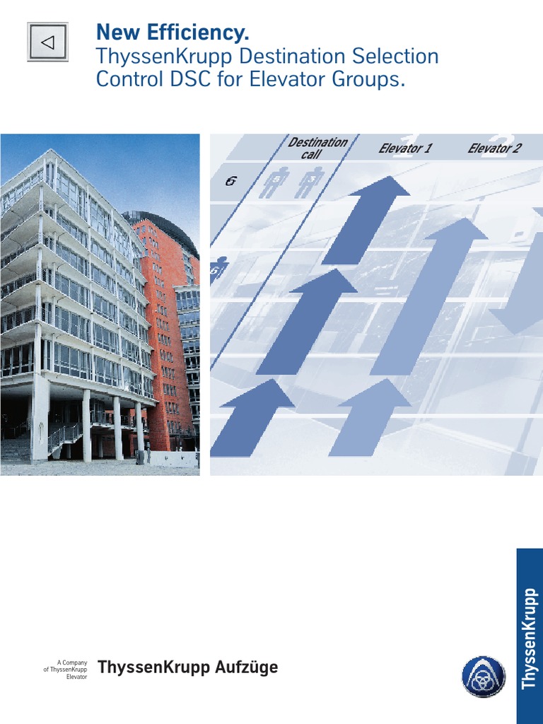 ThyssenKrupp Elevator Destination Control | PDF | Elevator ...