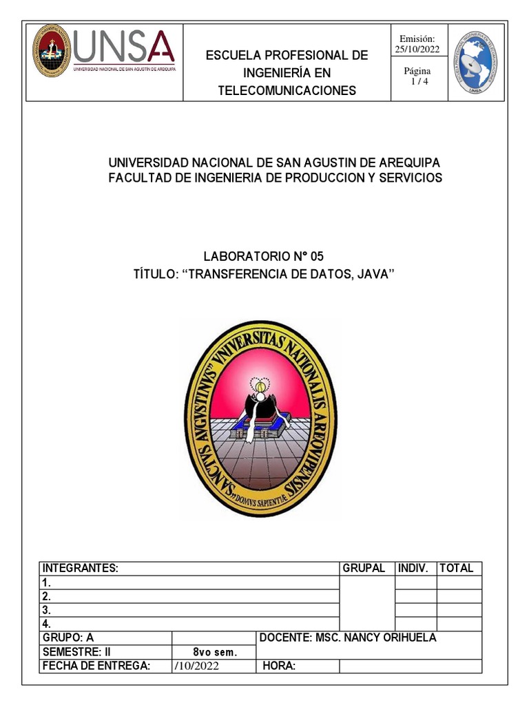 Practica N°5 - Lab | PDF