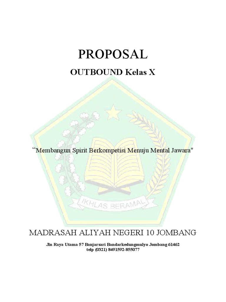 PROPOSAL Kegiatan Outbound 2022 | PDF | Karier & Perkembangan
