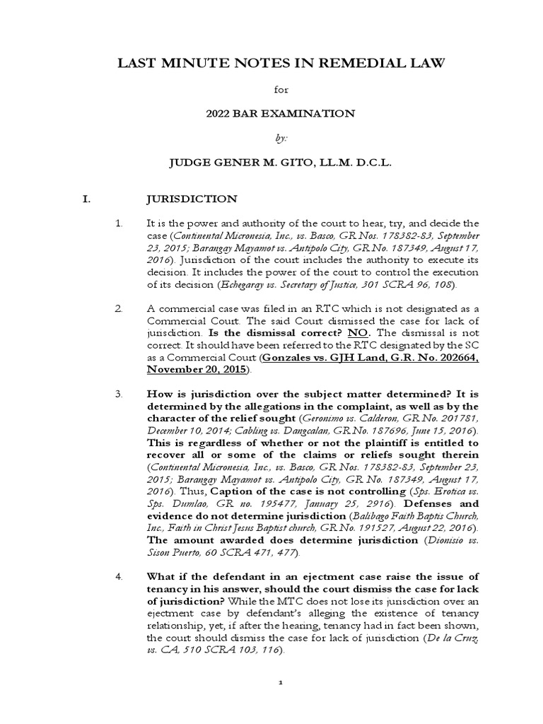 Judge Gito | PDF | Cause Of Action | Lawsuit