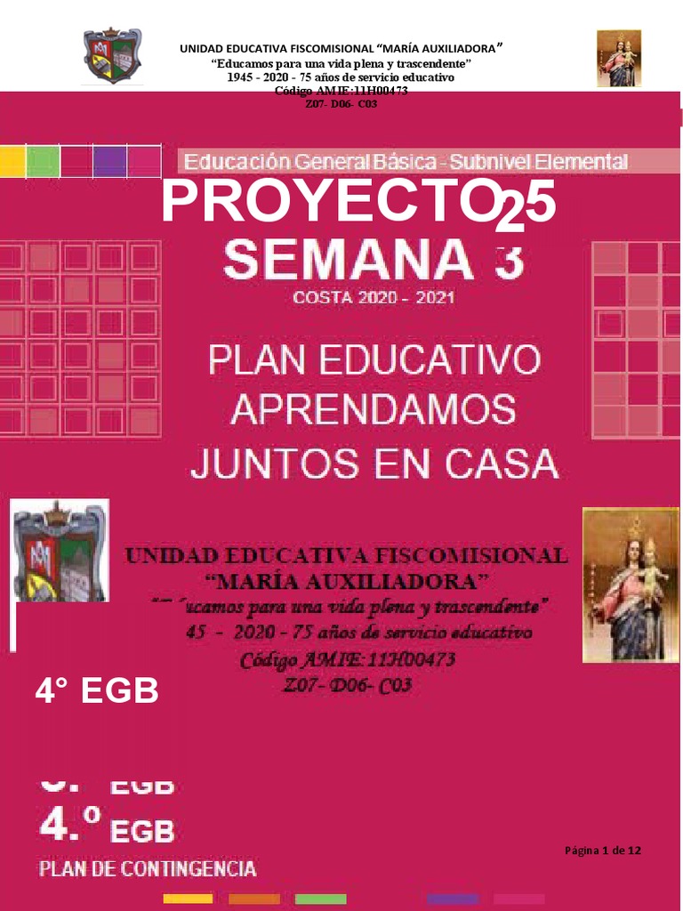 PROYECTO 5 SEMANA 2 4to Grado | PDF