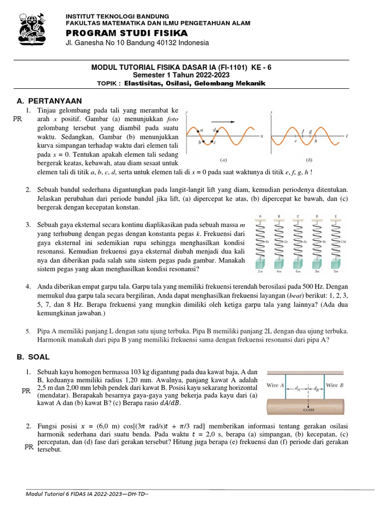 SOAL Modul 6 Fidas IA - 2022-2023 | PDF | Ilmu Sosial | Sains & Matematika